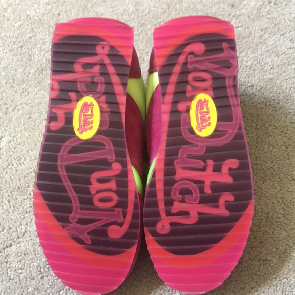 Von Dutch | Shoes | Vintage Von Dutch Suede Pink Sneakers Green New ...